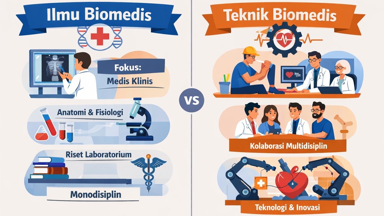 Apa perbedaan Prodi Teknik Biomedis dan Ilmu Biomedis? Cari tahu letak ...